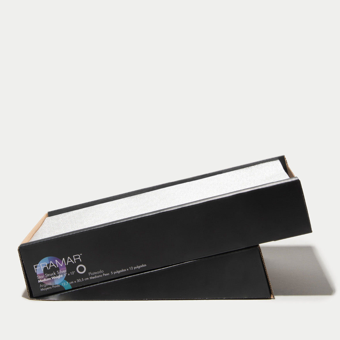 FRAMAR 5 X 12 Pre Cut Embossed SILVER Foliolaput 30 5 Cm 500 Kpl framar-5-x-12-pre-cut-embossed-silver-foliolaput-30-5-cm-500-kpl