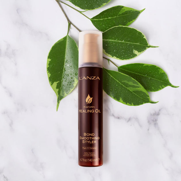 LANZA Keratin Healing Oil Bond Smoothing Styler 140 ml – Hiustuote.fi